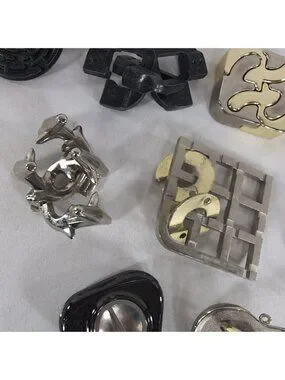 Hanayama | Games | Hanayama Puzzle Lot Cast Metal Brain Teaser All ...